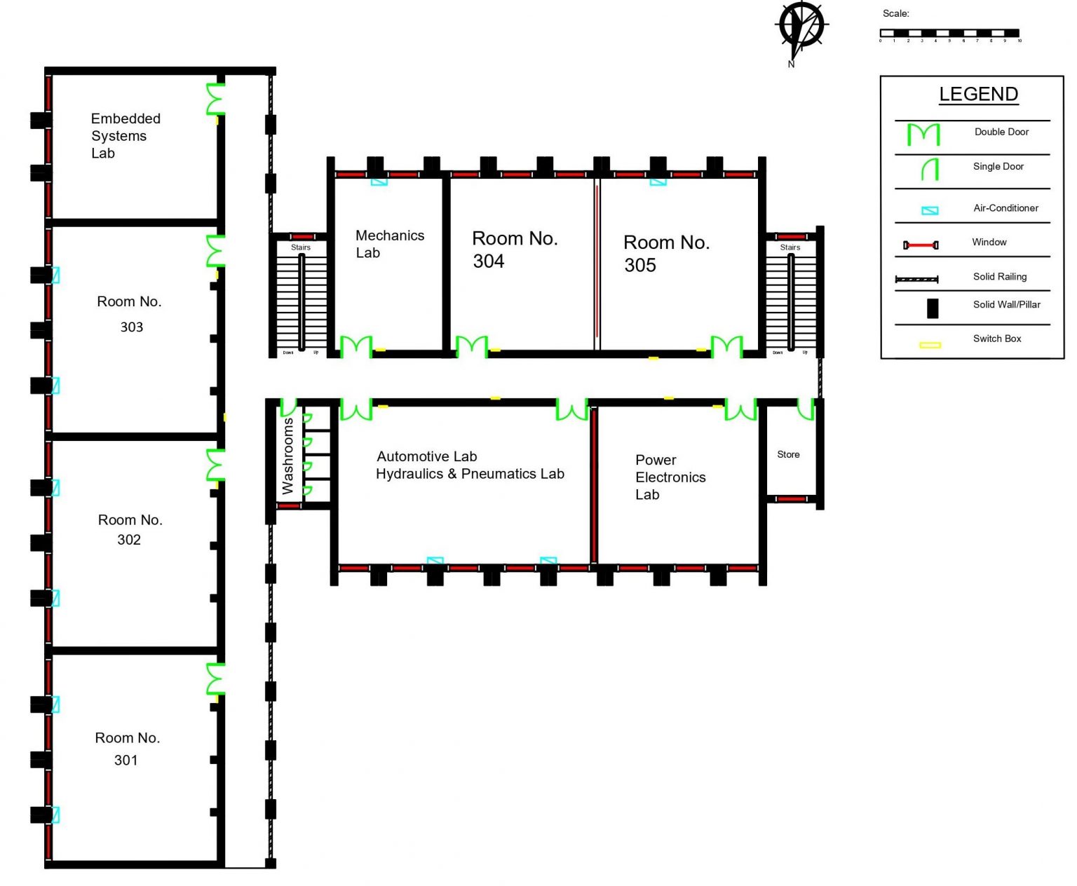 Floor Plans of Department of Mechatronics & Control Engineering, UET ...